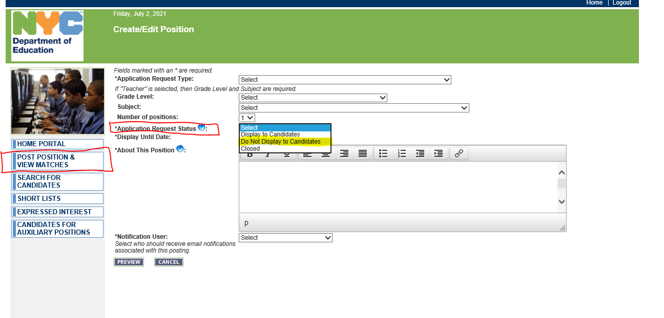 How do I delete a posting on New Teacher Finder (NTF)? – Office of ...
